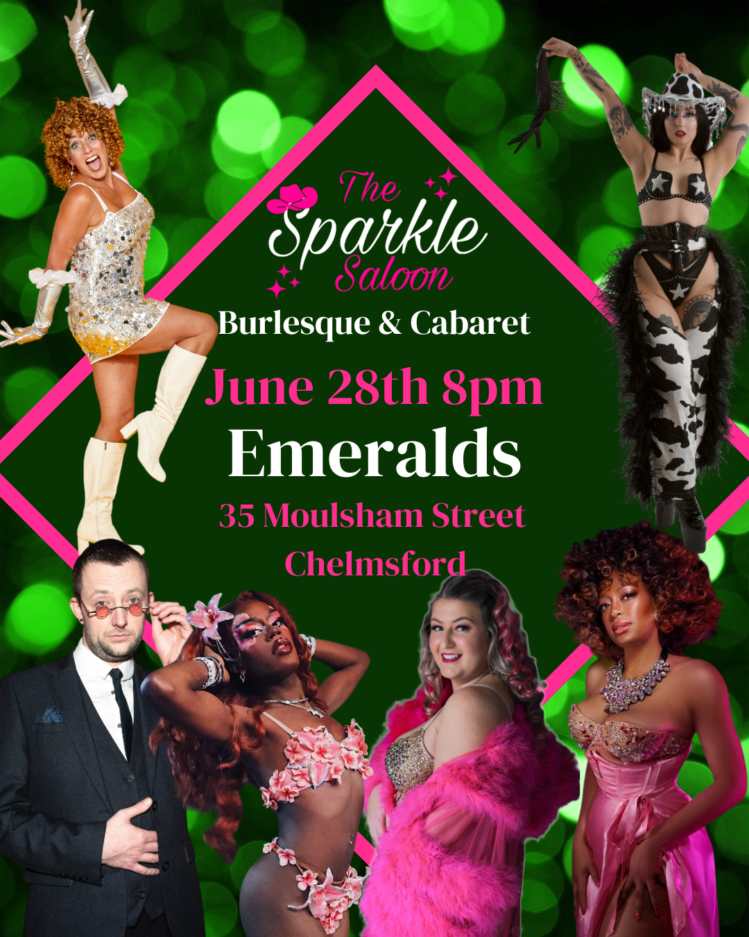 The Sparkle Saloon – Maison Magenta – Essex School of Burlesque